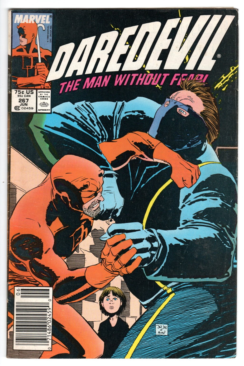 DAREDEVIL - #267 NEWSSTAND EDITION (1989 1st Series)