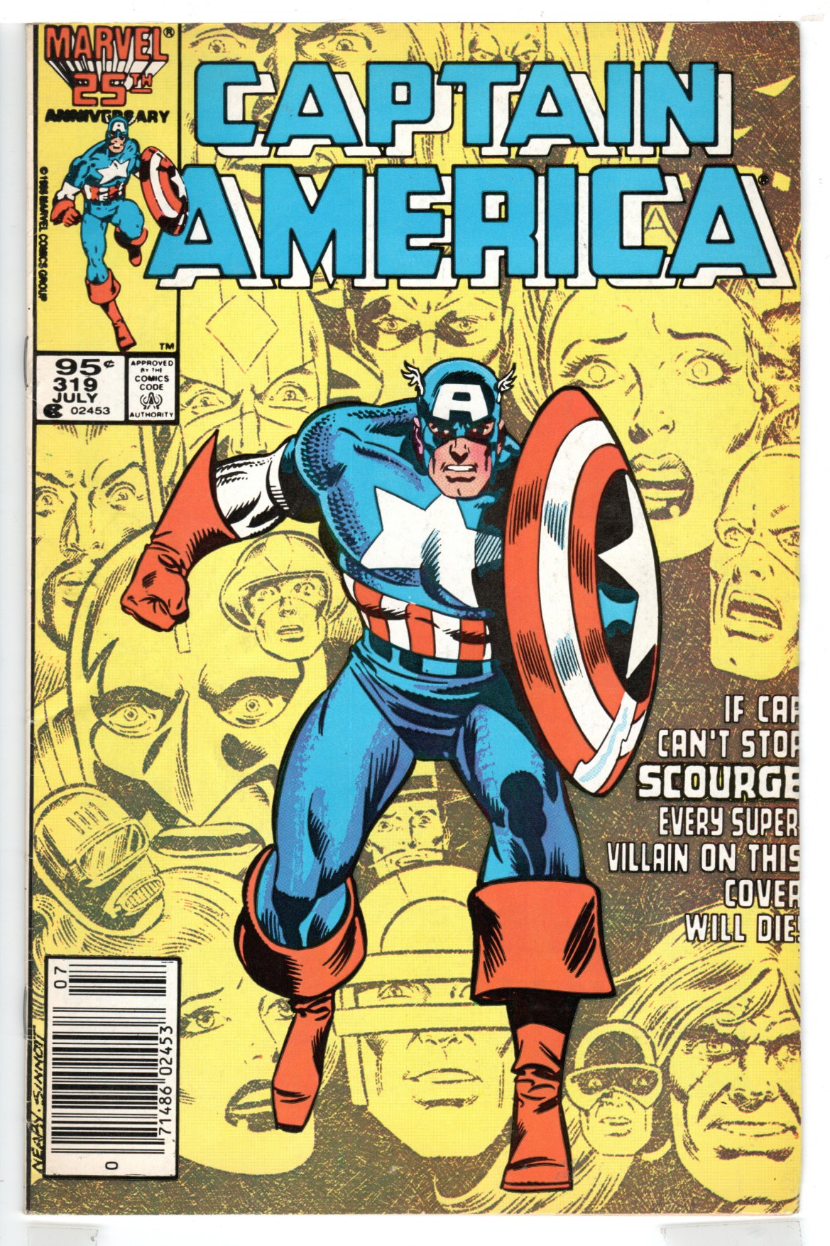 CAPTAIN AMERICA #319 (1968 1st Series) - Origin of Diamond