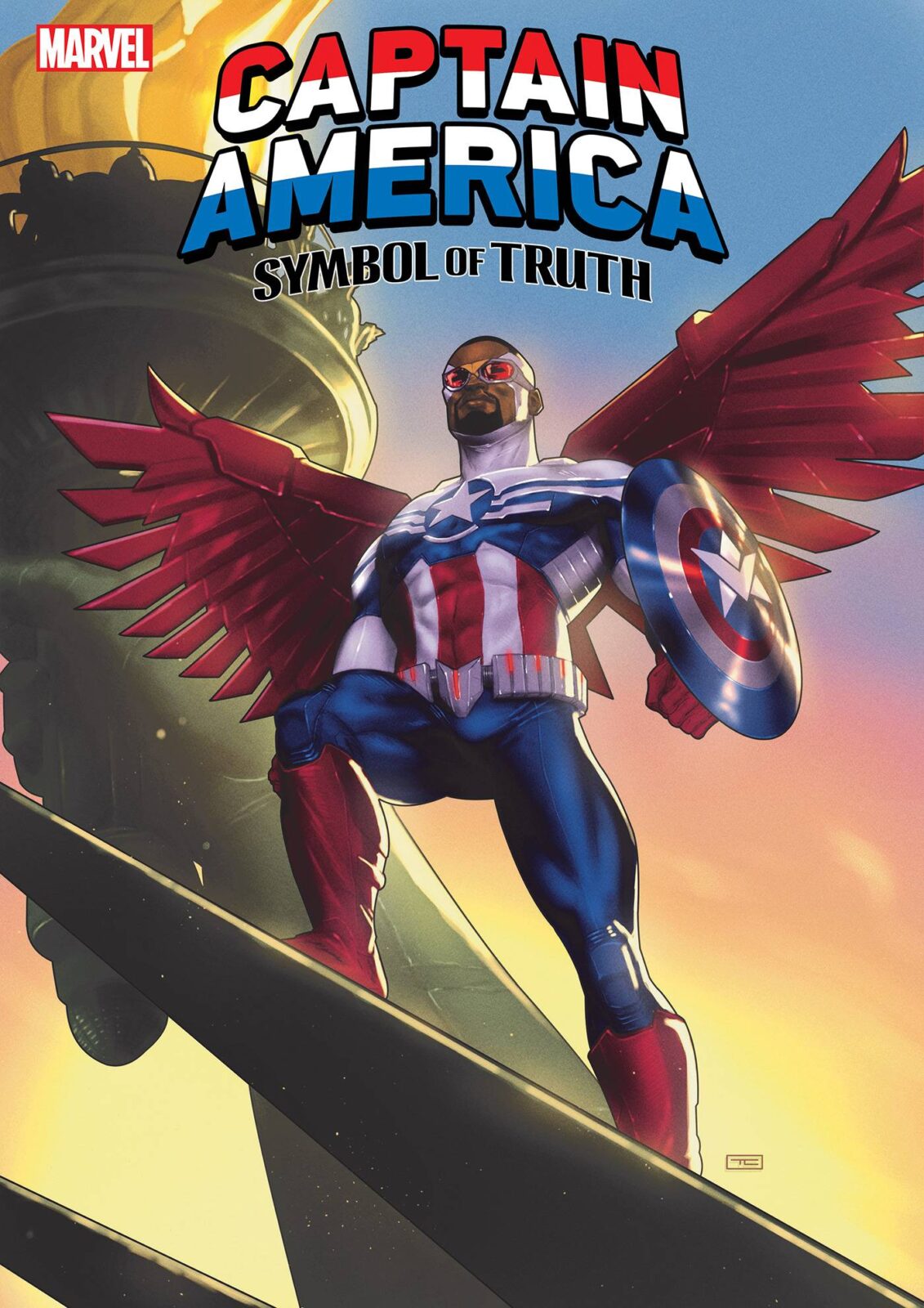 CAPTAIN AMERICA SYMBOL OF TRUTH #1 1:25 VARIANT CLARKE VAR